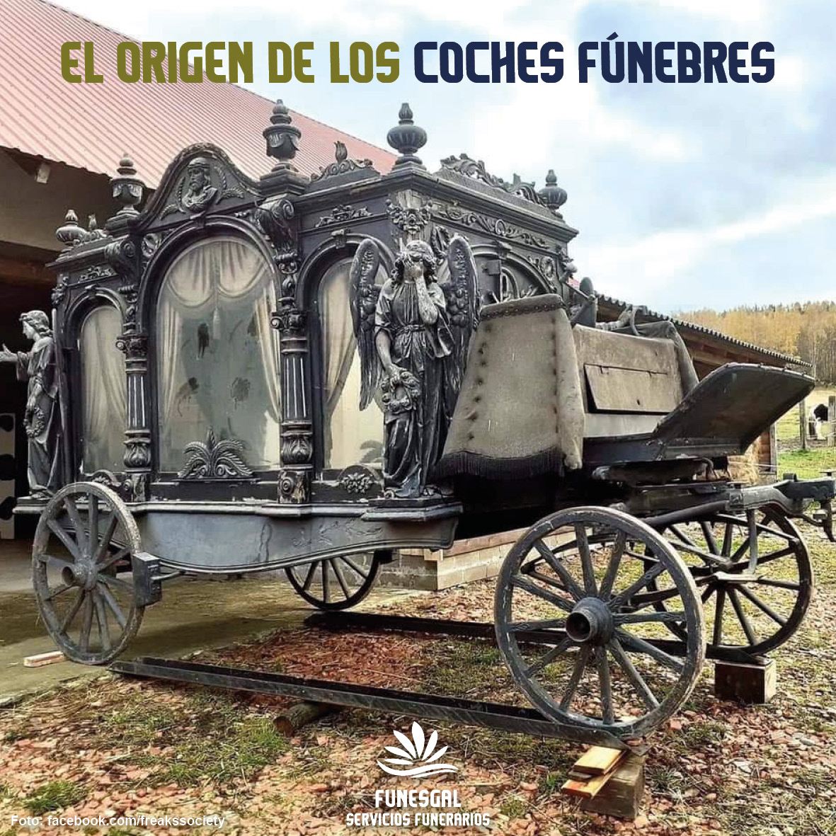 El origen de los coches fúnebres - Funesgal Servicios Funerarios